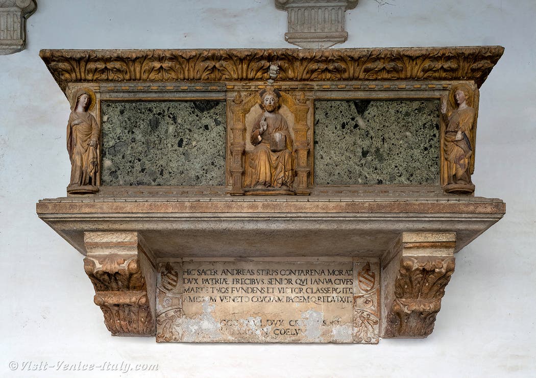 Santo Stefano Church and Cloister in Venice Italy