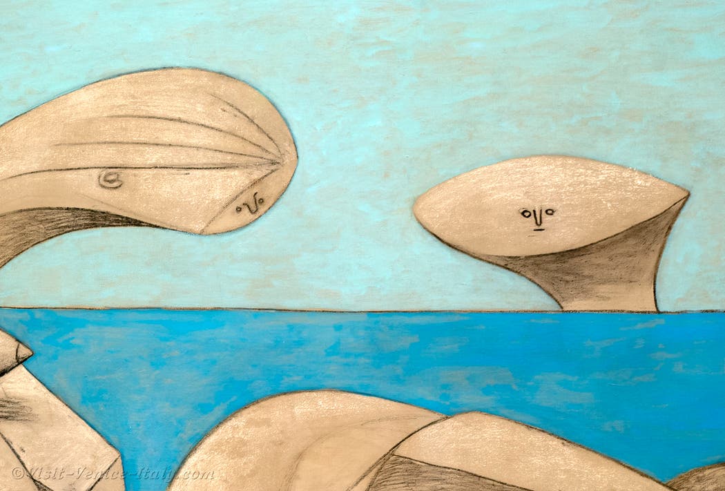 Pablo Picasso Swimming on the Beach Peggy Guggenheim Venice