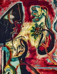 Jackson Pollock The Moon Woman Peggy Guggenheim Venice Italy