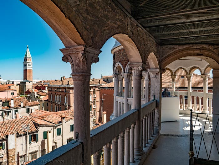 Palazzo Scala Contarini del Bovolo Staircase in Venice Italy