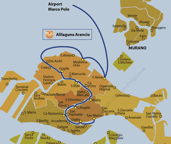 Alilaguna Arancio Water Bus Venice