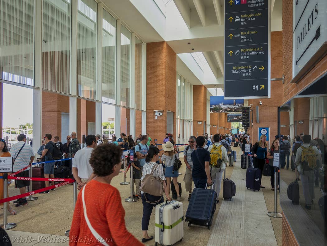 Map Water Taxi Alilaguna Marco Polo Airport Venice